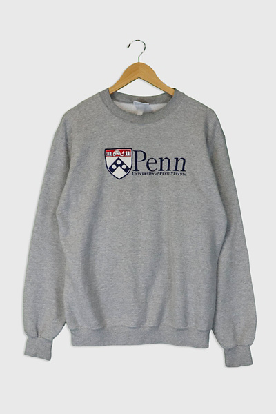 Vintage University Of Pennsylvania Penn Embroidered Logo Sweatshirt ...