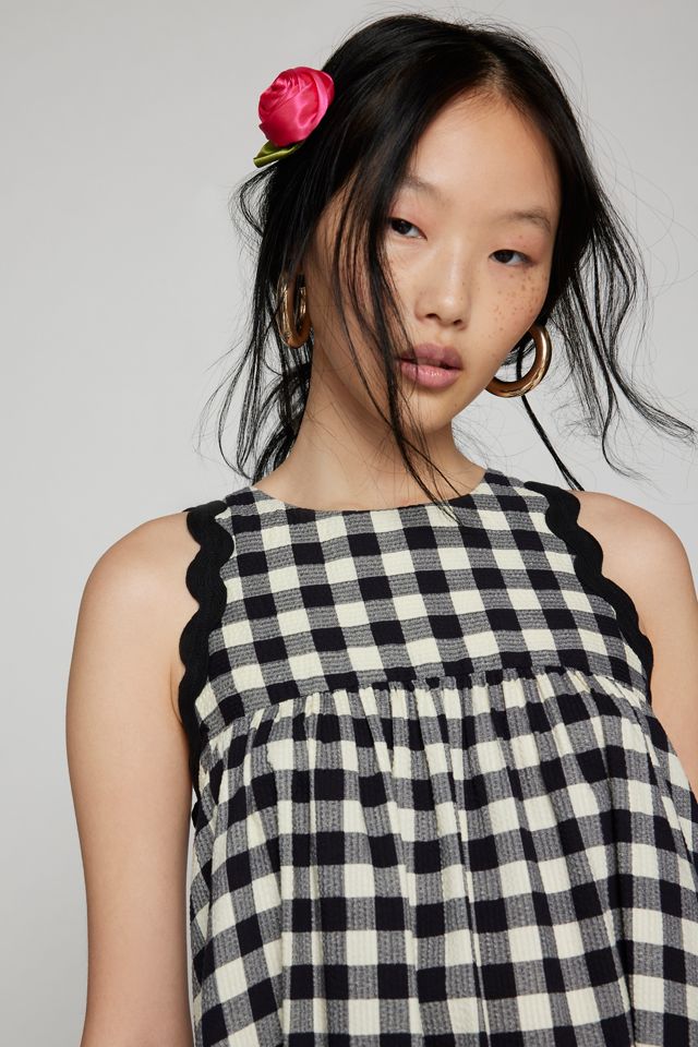 Kimchi Blue Kittie Scalloped Mini Dress | Urban Outfitters Kimchi Blue Kittie Scalloped Mini Dress | Urban Outfitters