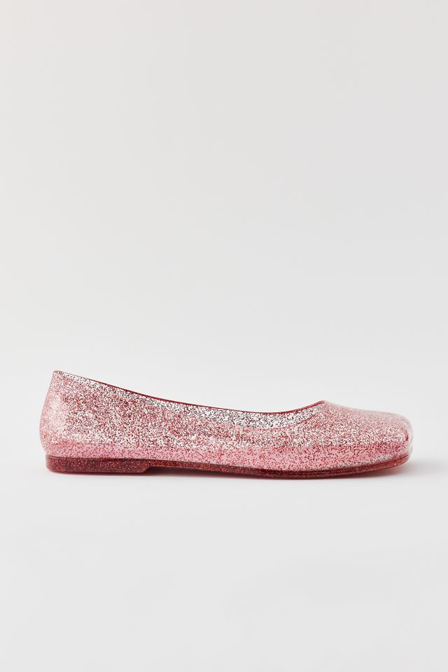 Jeffrey Campbell Balanced Clear Ballet Flat | Urban Outfitters