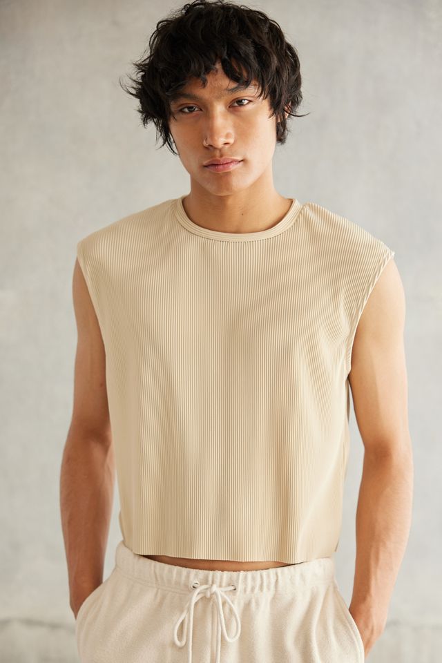 Standard Cloth Boxy Plisse Tank Top | Urban Outfitters Canada