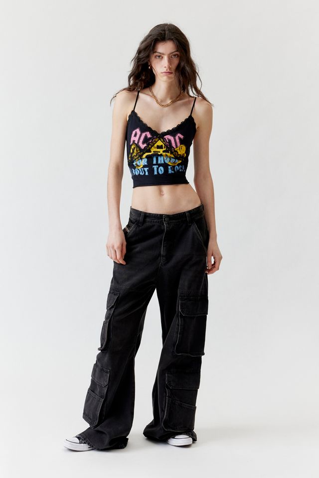 Urban Renewal Remade Lace Music Graphic Cami | Urban Outfitters