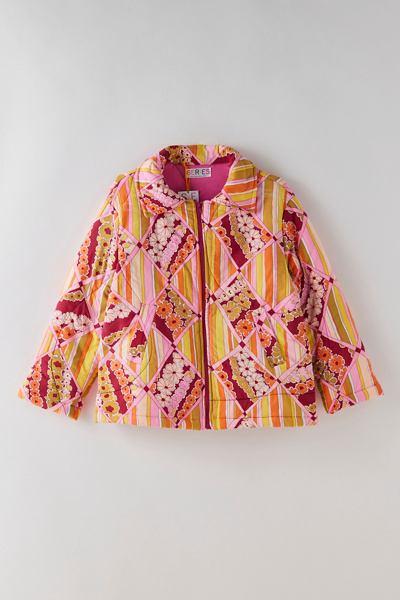 THE SERIES Patterned Puffer Jacket | Urban Outfitters