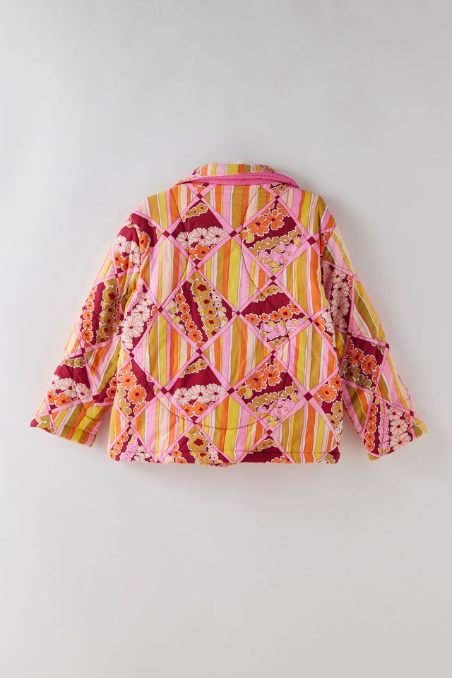 THE SERIES Patterned Puffer Jacket | Urban Outfitters