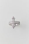 Iced Cross Ring | Urban Outfitters