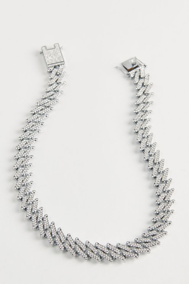 Iced Razor Chain Necklace | Urban Outfitters