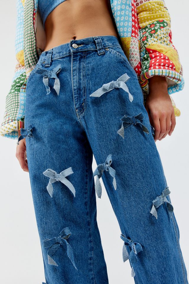 THE SERIES X Urban Renewal Remade Bow Jean | Urban Outfitters