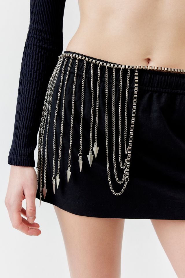 Phoenix Fringe Chain Belt | Urban Outfitters