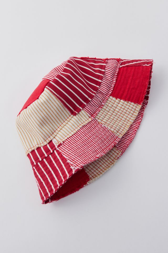 Striped Patchwork Bucket Hat | Urban Outfitters