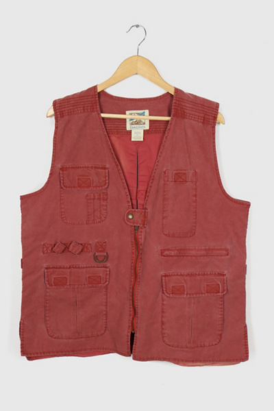 Vintage Red Vest | Urban Outfitters