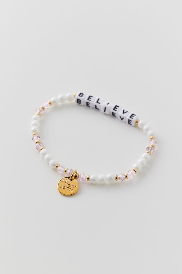 Little Words Project Believe Beaded Bracelet | Urban Outfitters