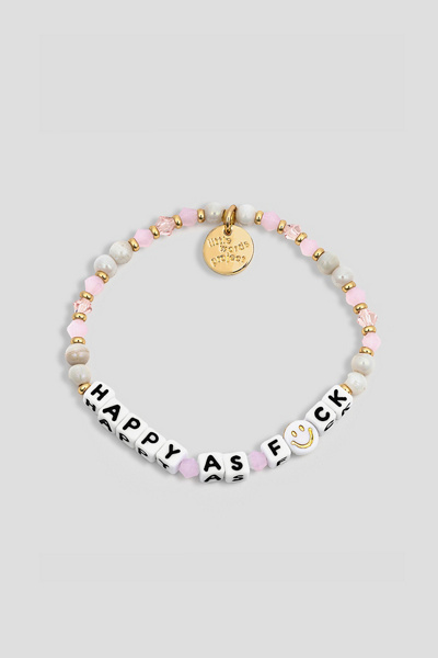 Little Words Project Happy AF Beaded Bracelet | Urban Outfitters