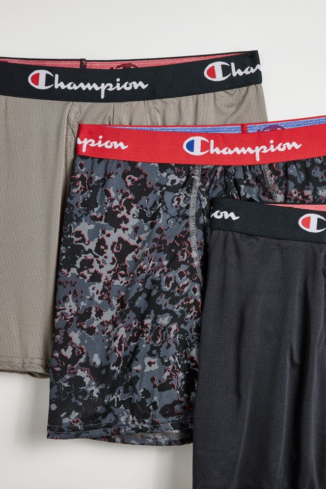 Champion Lightweight Stretch Mesh Boxer Brief 3-Pack | Urban Outfitters