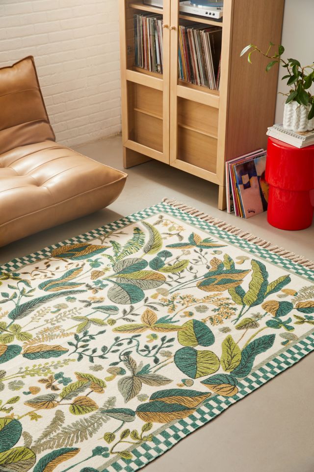 Ivy Greenery Brushed Rug Urban Outfitters