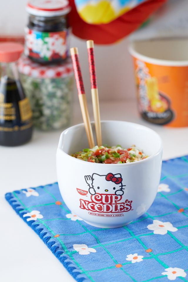 Sanrio Hello Kitty Noodle Bowl & Chopstick Set | Urban Outfitters