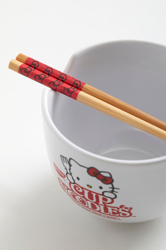 Sanrio Hello Kitty Noodle Bowl & Chopstick Set | Urban Outfitters Canada