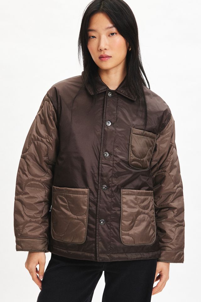 Alpha Industries Insulated Colorblock Chore Coat | Urban Outfitters
