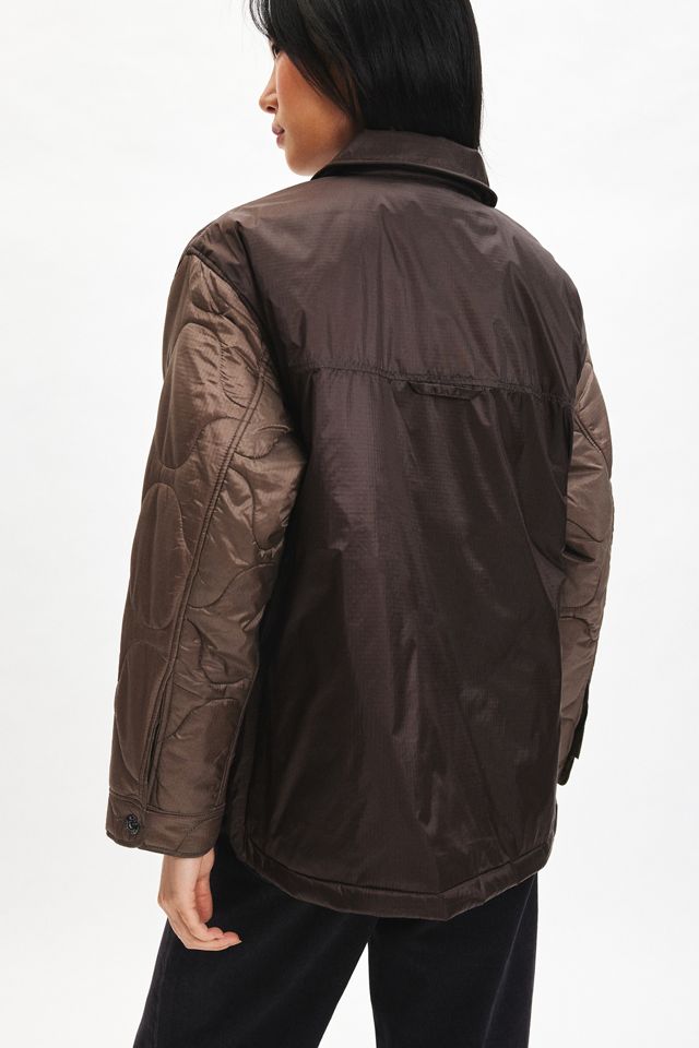 Alpha Industries Insulated Colorblock Chore Coat | Urban Outfitters
