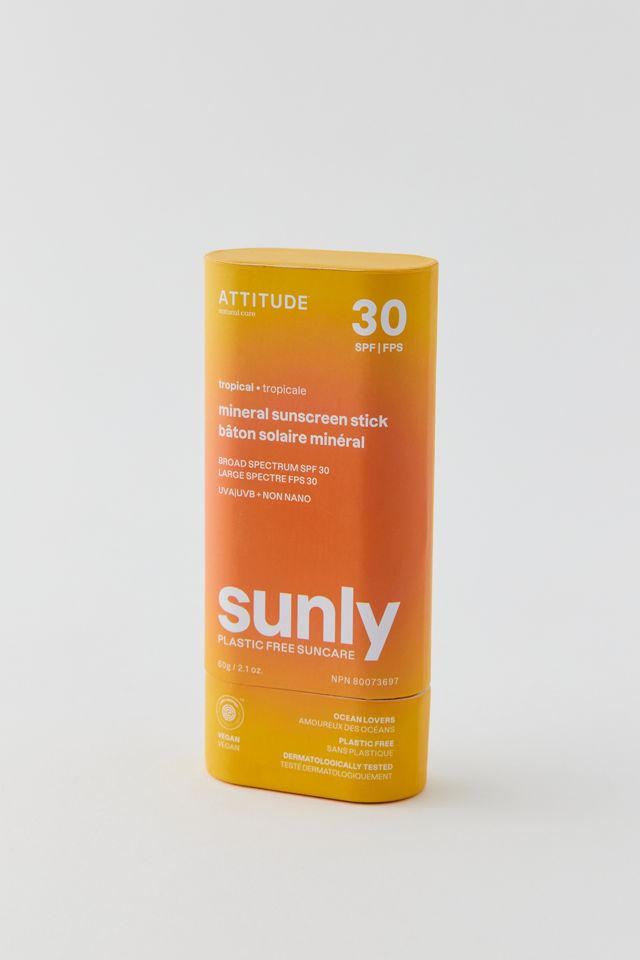 Attitude Sunly SPF 30 Mineral Sunscreen Stick | Urban Outfitters