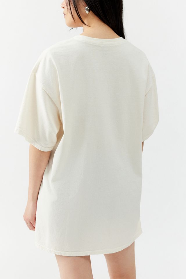 Distressed Bow Oversized T-Shirt Dress | Urban Outfitters