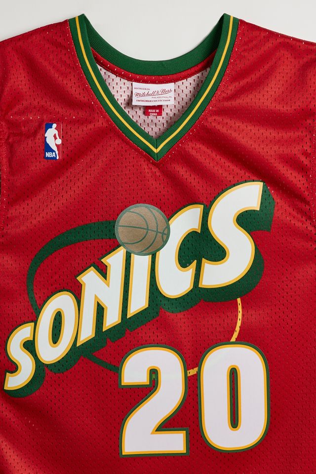 Mitchell & Ness Gary Payton 1999 Seattle Supersonics Jersey Tank Top ...
