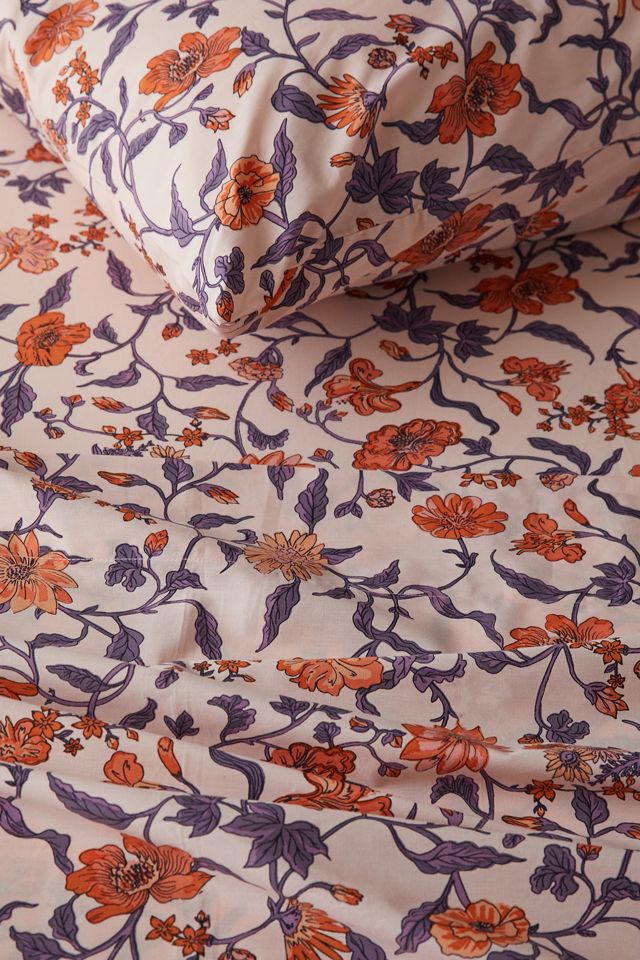 Ella Vine Floral Pattern Sheet Set | Urban Outfitters Canada