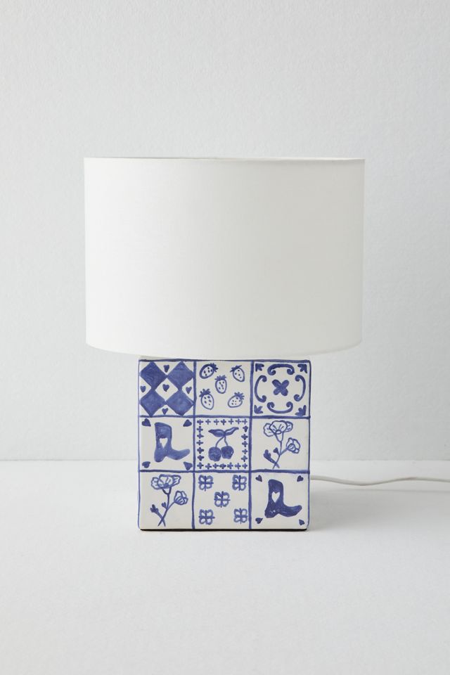Marina Tile Table Lamp | Urban Outfitters