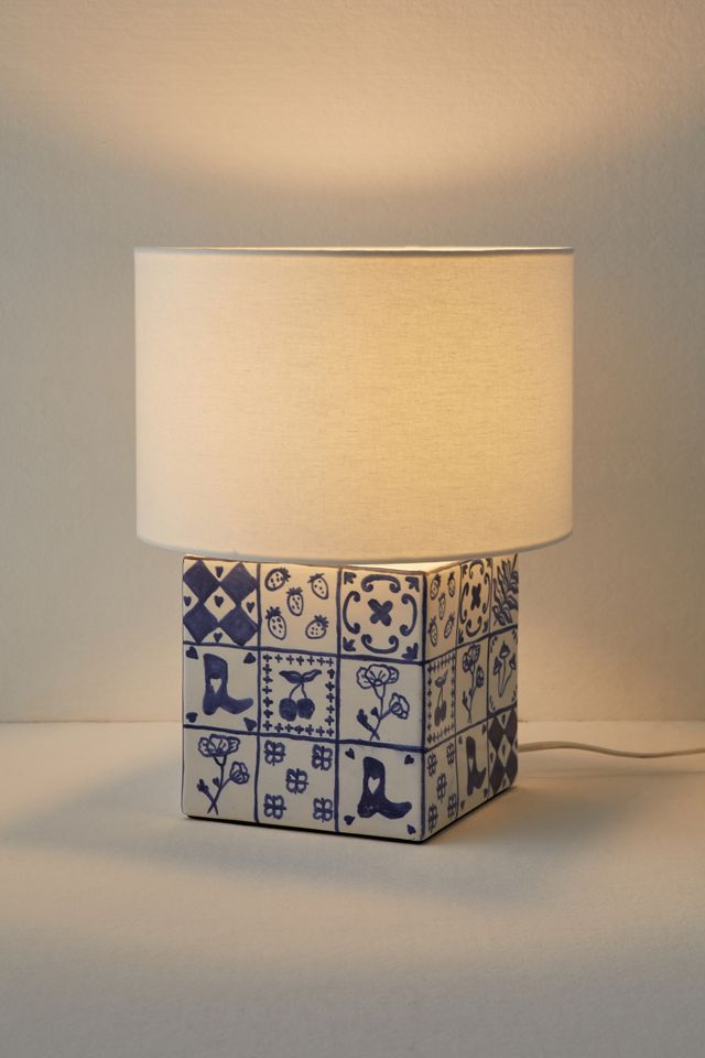Marina Tile Table Lamp | Urban Outfitters