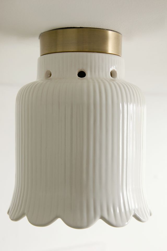 Melody Ceramic Flush Mount Light | Urban Outfitters