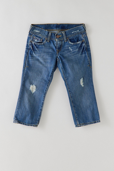 Vintage Distressed Capri Pant | Urban Outfitters