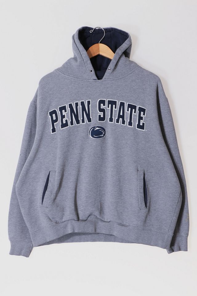 Vintage Penn State University Hooded Pullover Applique Sweatshirt ...
