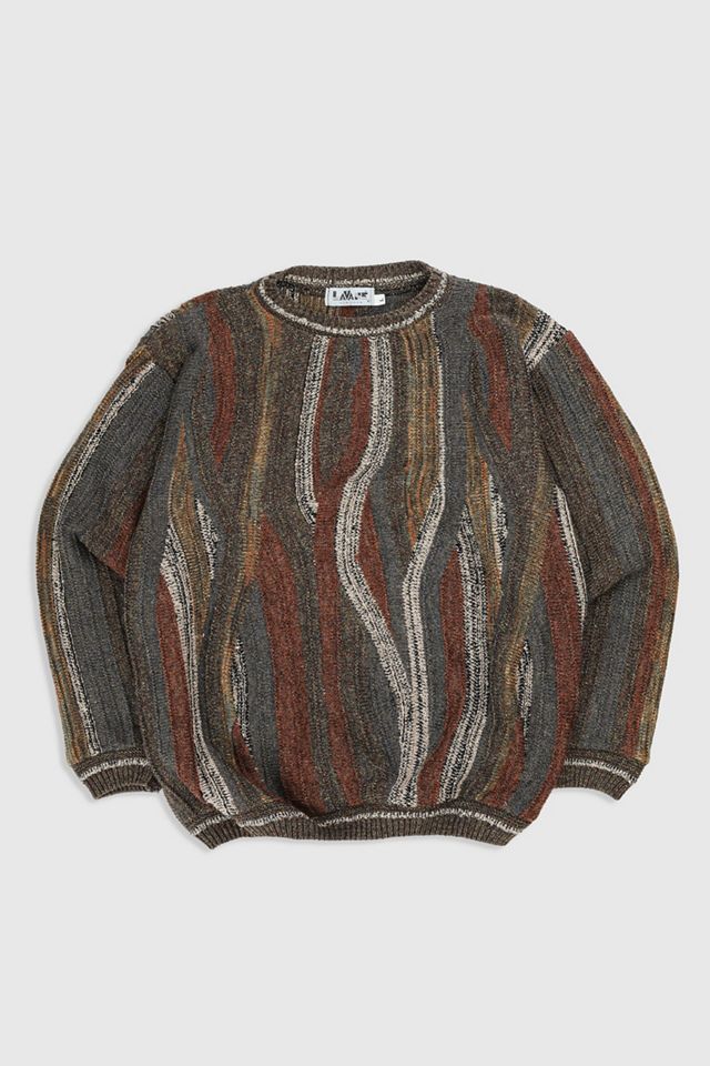 Vintage Patterned Knit Sweater 057 | Urban Outfitters