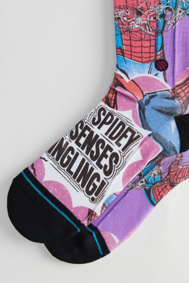 Stance X Marvel Spidey Senses Crew Sock | Urban Outfitters