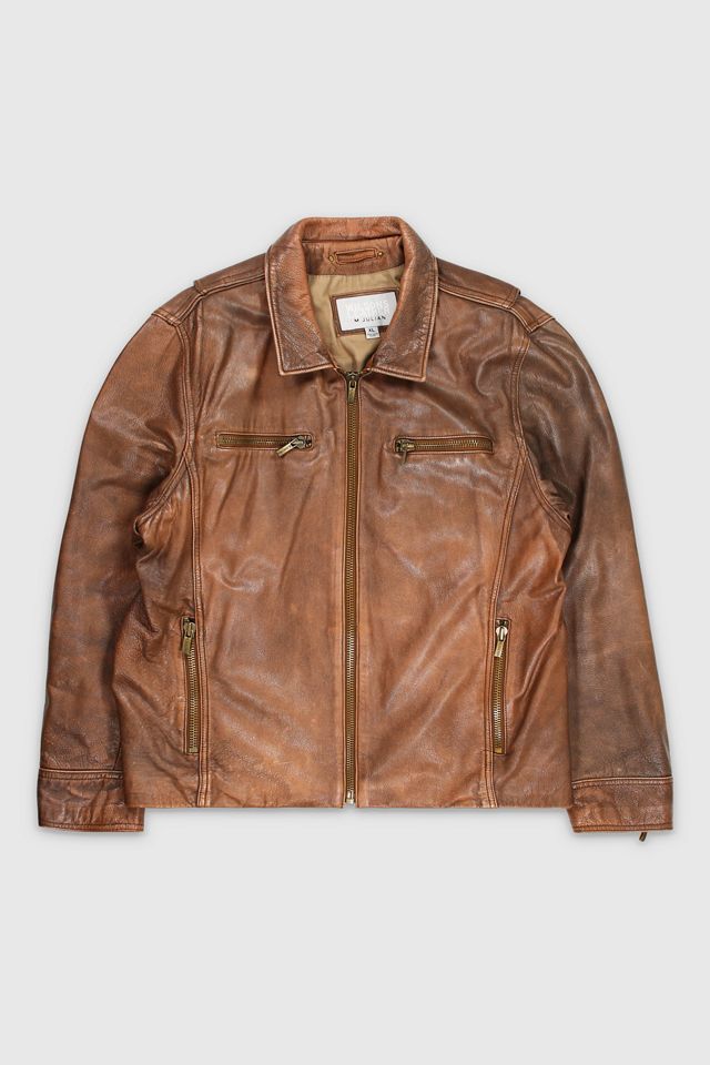 Vintage 90s Wilsons Leather Brown Jacket | Urban Outfitters