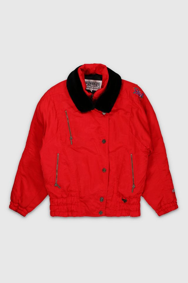 Vintage Y2K Red Puffer Jacket | Urban Outfitters