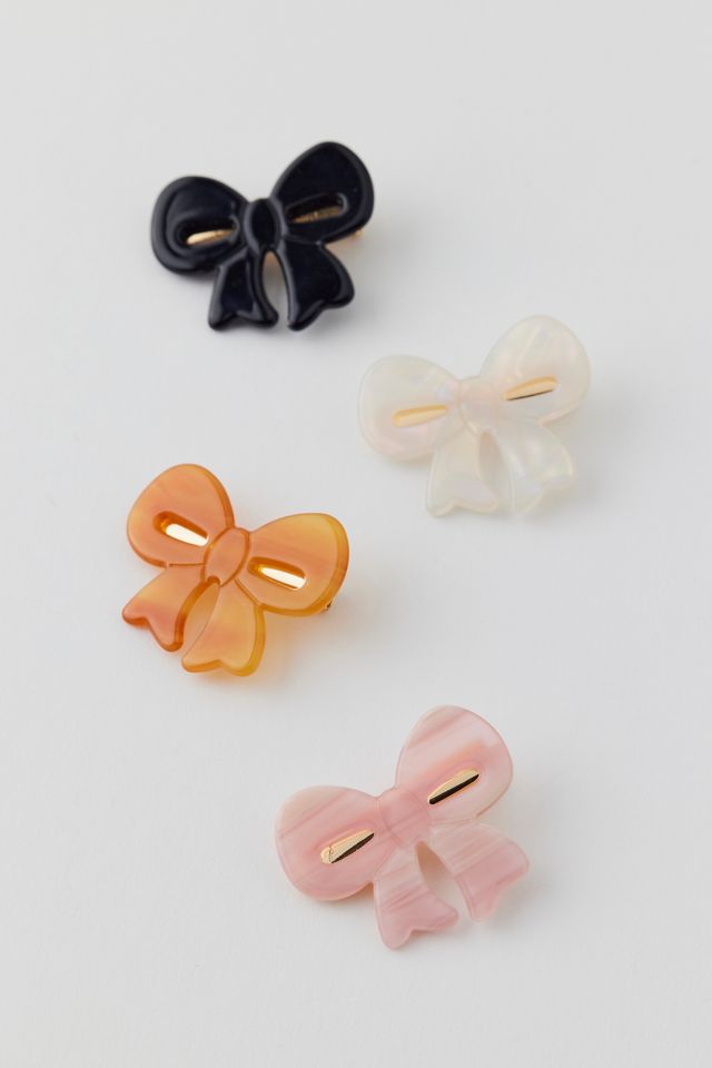 Resin Hair Bow Clip Set | Urban Outfitters