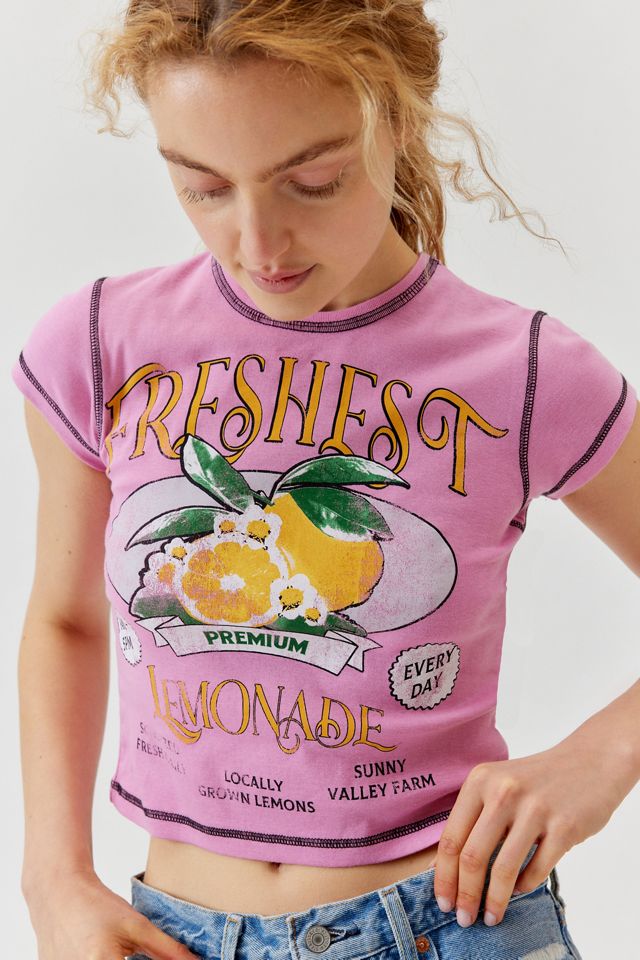Freshest Lemonade Baby Tee | Urban Outfitters