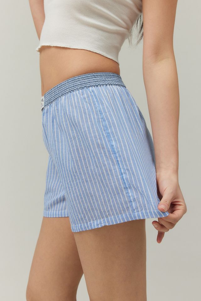Out From Under Contrast Striped Boxer Short | Urban Outfitters