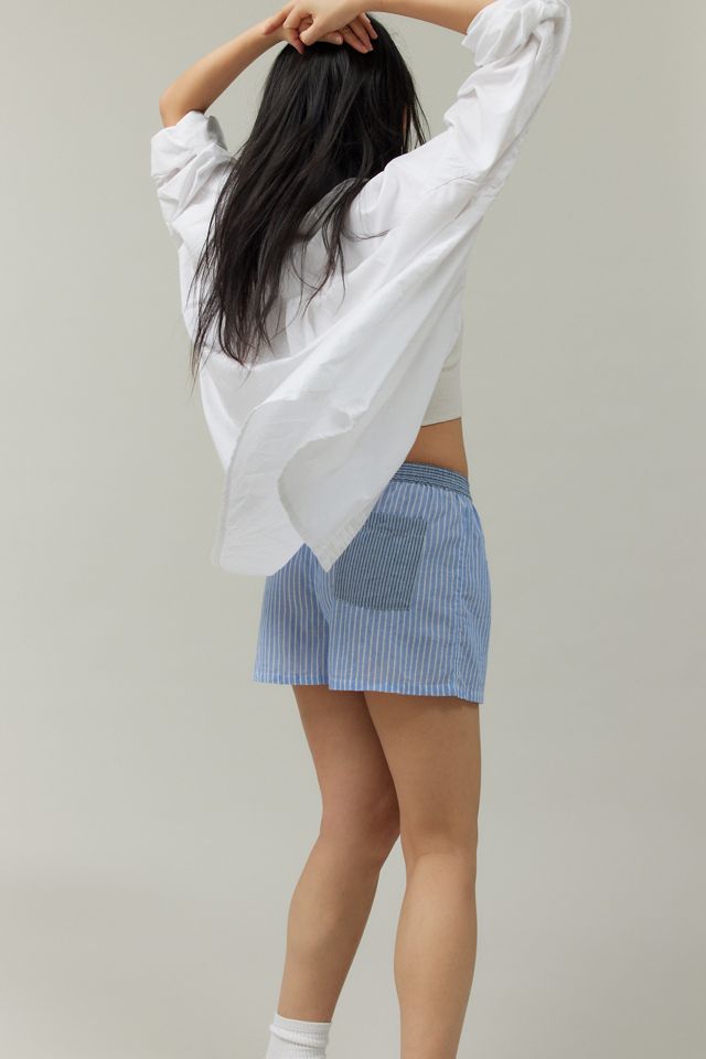 Out From Under Contrast Striped Boxer Short | Urban Outfitters