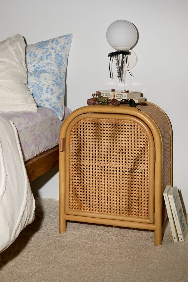 Josephine Cane Nightstand | Urban Outfitters