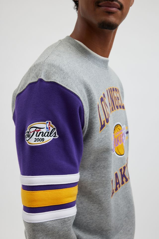 Mitchell & Ness Los Angeles Lakers NBA 4.0 Crew Neck Sweatshirt | Urban ...