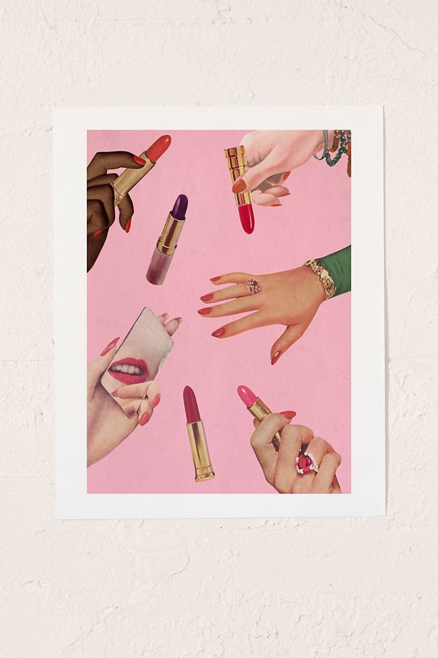 Julia Walck Lip Service Art Print | Urban Outfitters