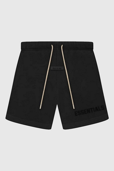 Fear of God Essentials Cream Drawstring Sweatshort | Urban Outfitters