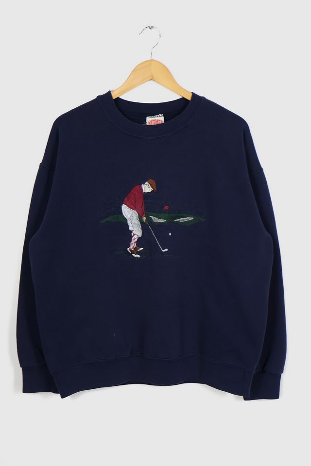 Vintage Embroidered Golf Crewneck | Urban Outfitters