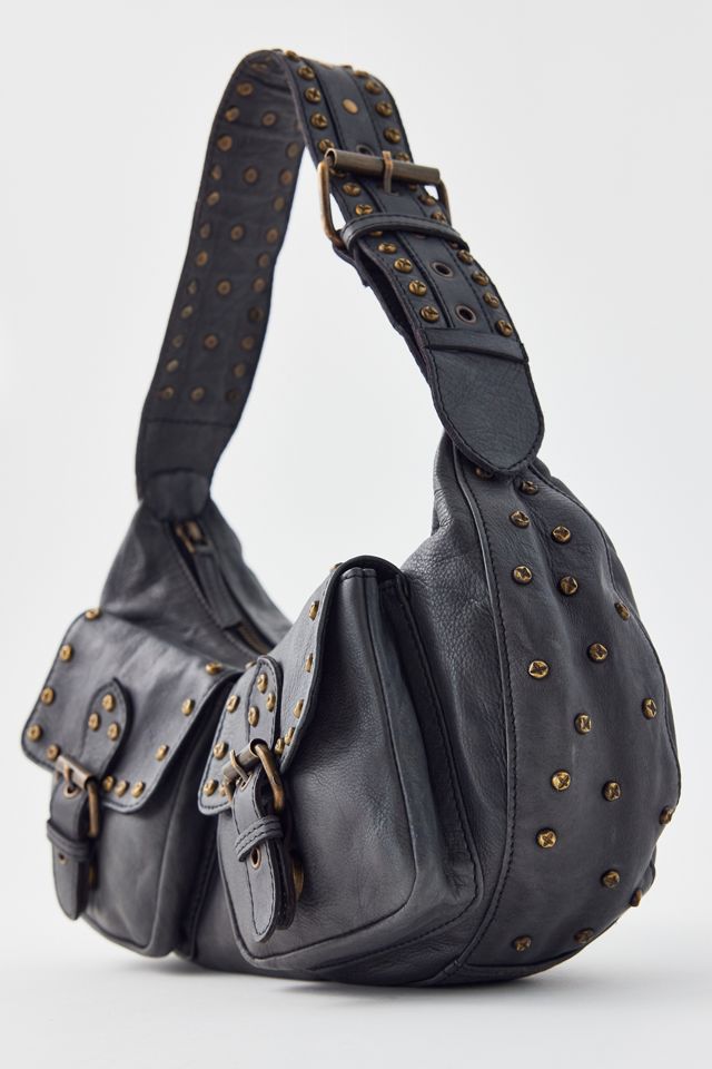 Silence + Noise Leather Crescent Bag | Urban Outfitters