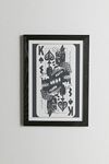 Troy Browne UO Exclusive King Of Spades Poster | Urban Outfitters