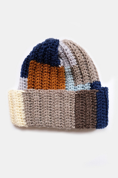 MARVES new york Scrap Yarn Crochet Wool Beanie No.24-001 | Urban Outfitters