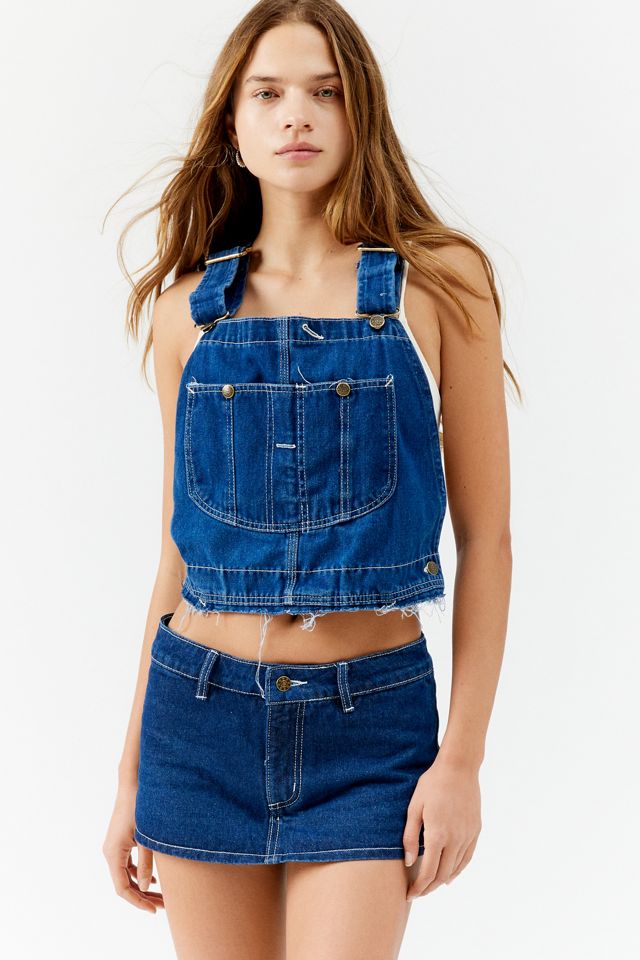 Urban Renewal Remade Overall Cropped Tank Top | Urban Outfitters