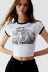 Cowboy Photoreal Ringer Baby Tee | Urban Outfitters