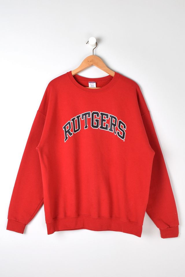 Vintage 90s Rutgers Red Sweatshirt | Urban Outfitters