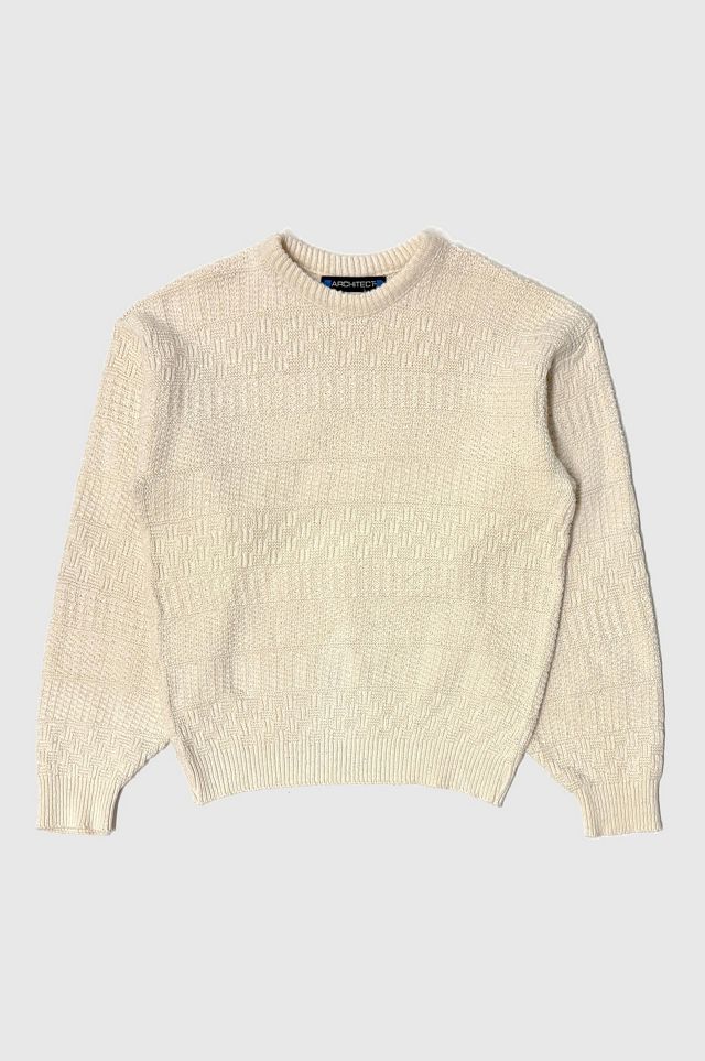 Vintage 1990’s Architect Patterned Knit Sweater | Urban Outfitters